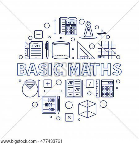 Basic Maths Concept Vector & Photo (Free Trial) | Bigstock