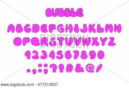 Bubble Alphabet Vector & Photo (Free Trial) | Bigstock