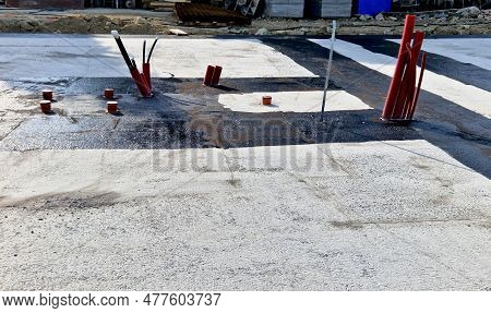 Concrete Base Plate Image & Photo (Free Trial) | Bigstock