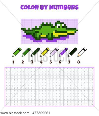 Color By Numbers. Vector & Photo (Free Trial) | Bigstock