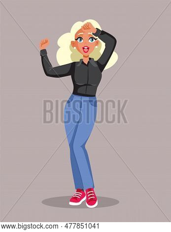 Happy Carefree Office Vector & Photo (Free Trial) | Bigstock