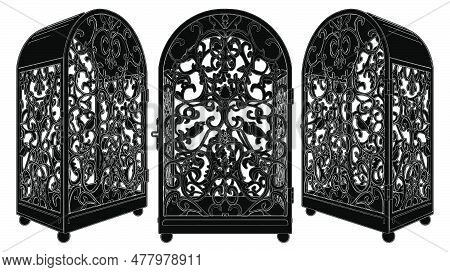 Cage Vector. Vector & Photo (Free Trial) | Bigstock