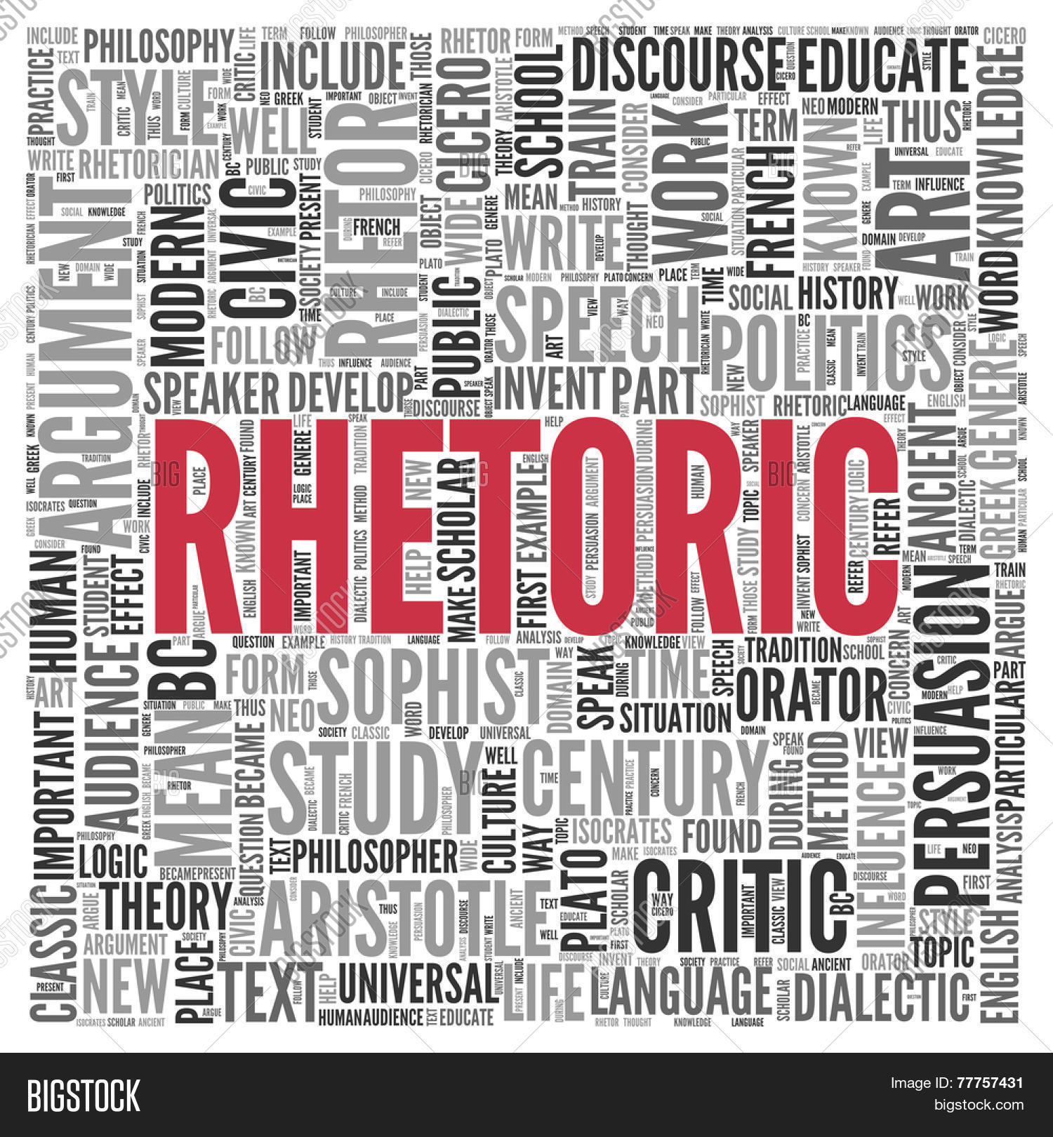 Close Red RHETORIC Image & Photo (Free Trial) | Bigstock