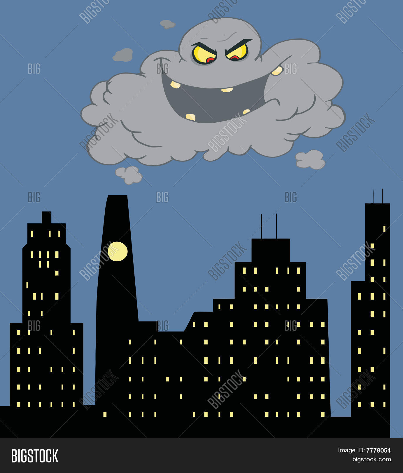 Evil Black Cloud Over Image & Photo (Free Trial) | Bigstock