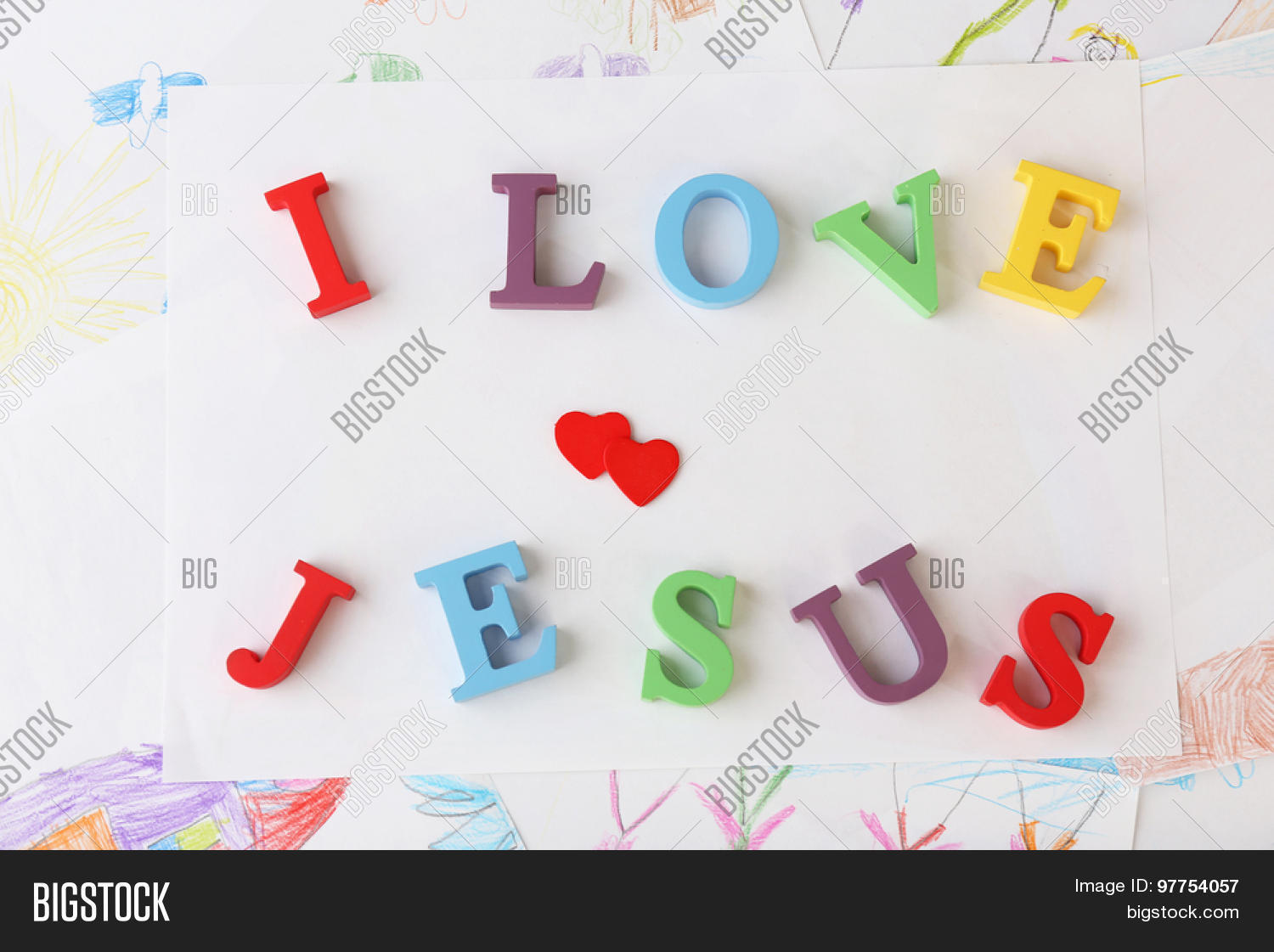 LOVE JESUS Sign Image & Photo (Free Trial) | Bigstock