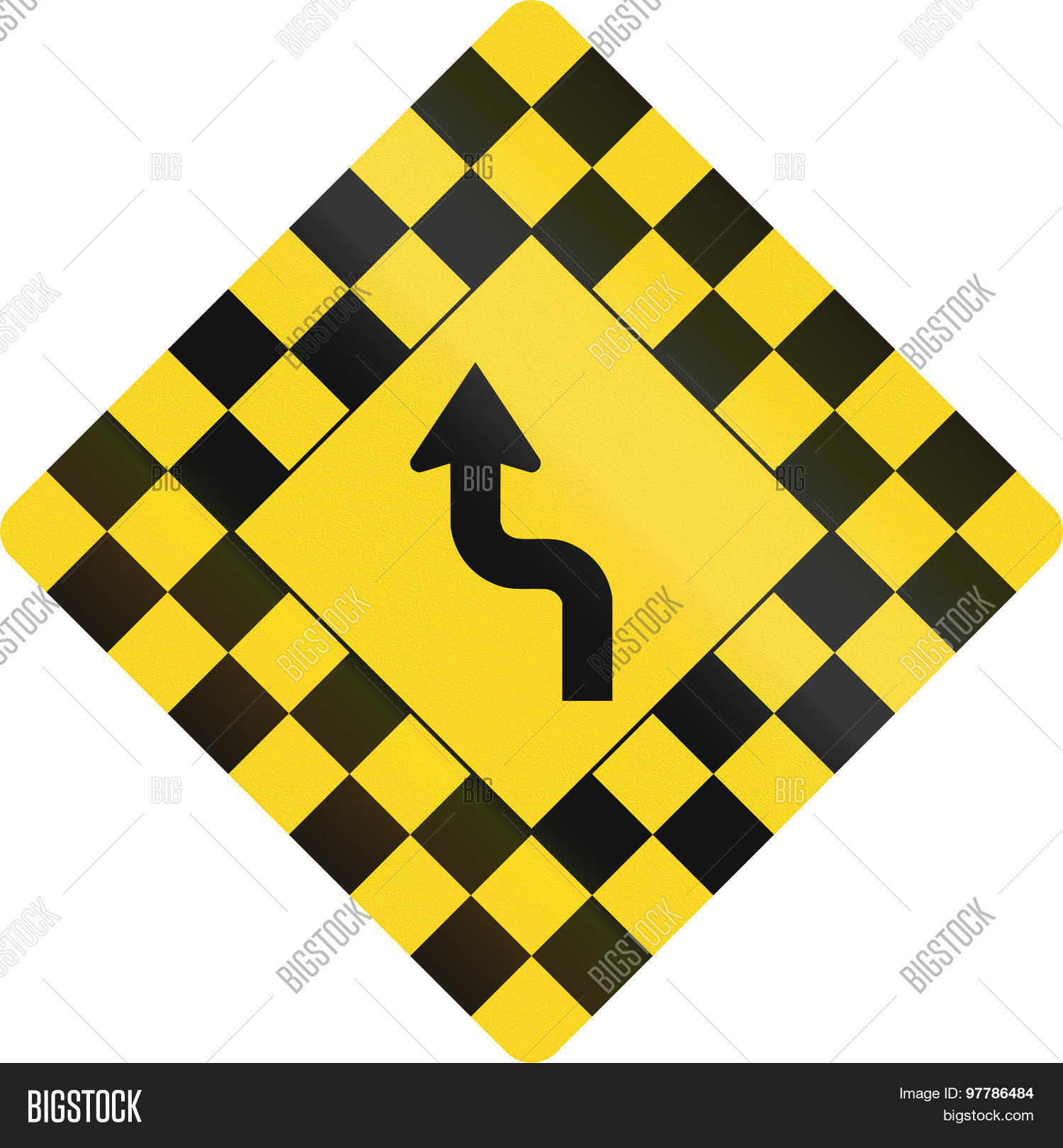 Checked Warning Sign Image & Photo (Free Trial) | Bigstock