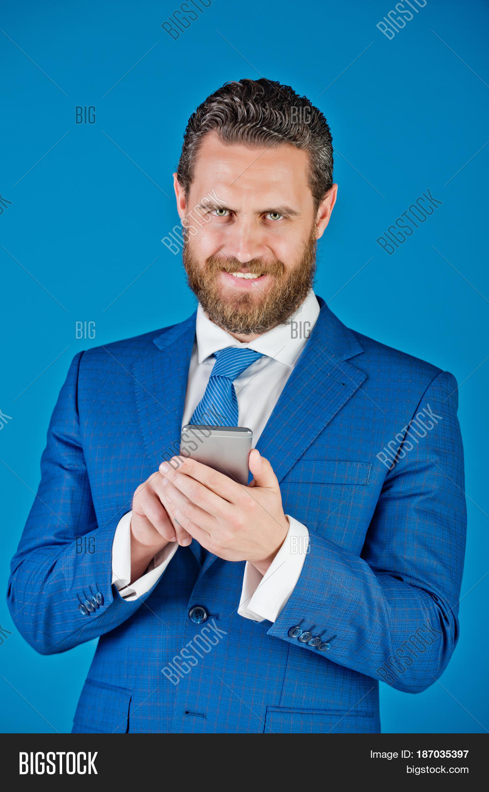 Handsome Man Phone Image & Photo (Free Trial) | Bigstock