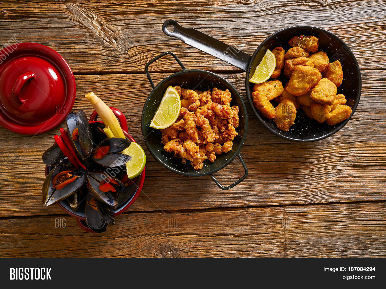 Fish Seafood Tapas Image & Photo (Free Trial) | Bigstock