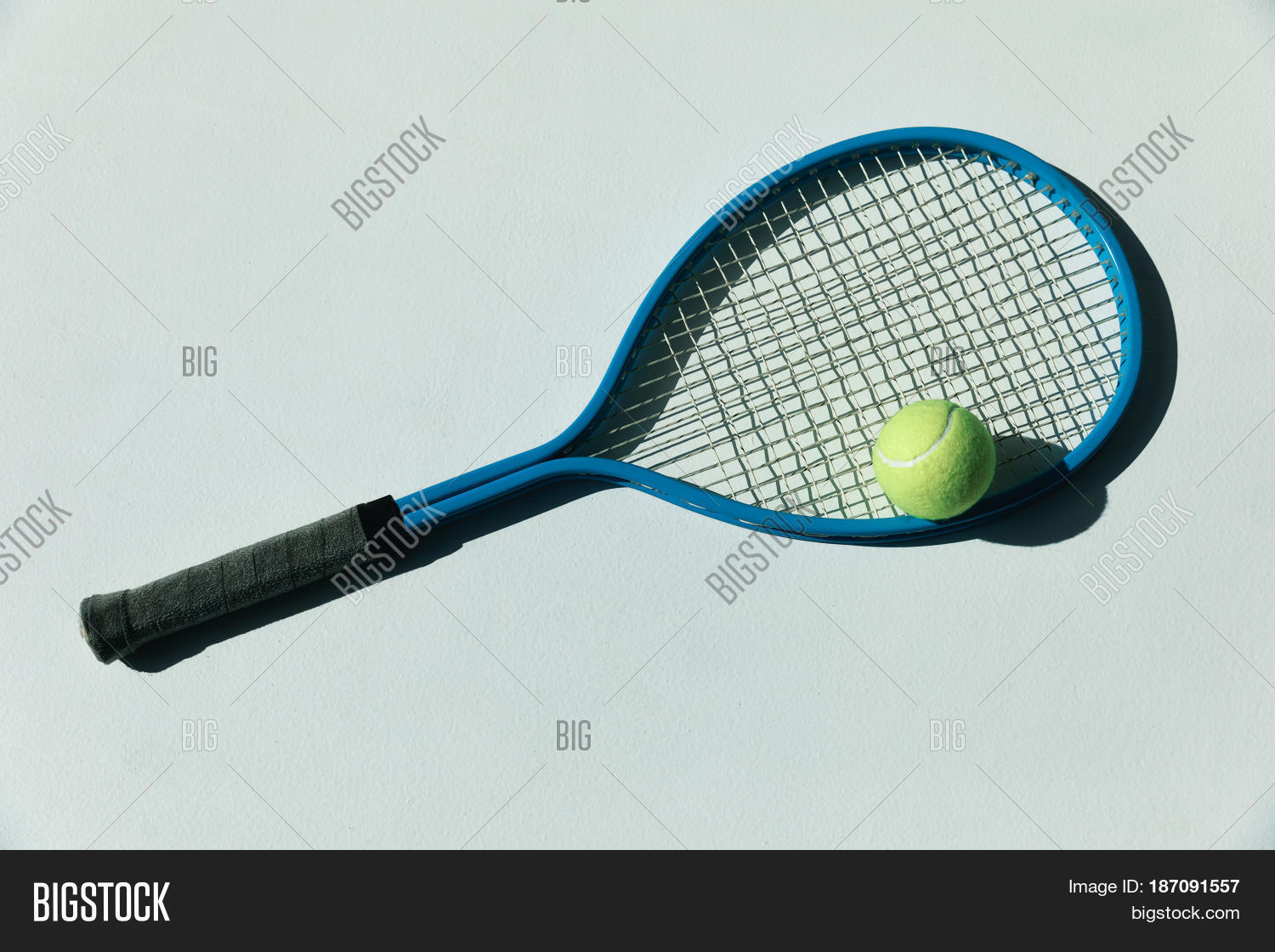 Tennis Racket Ball On Image & Photo (Free Trial) | Bigstock