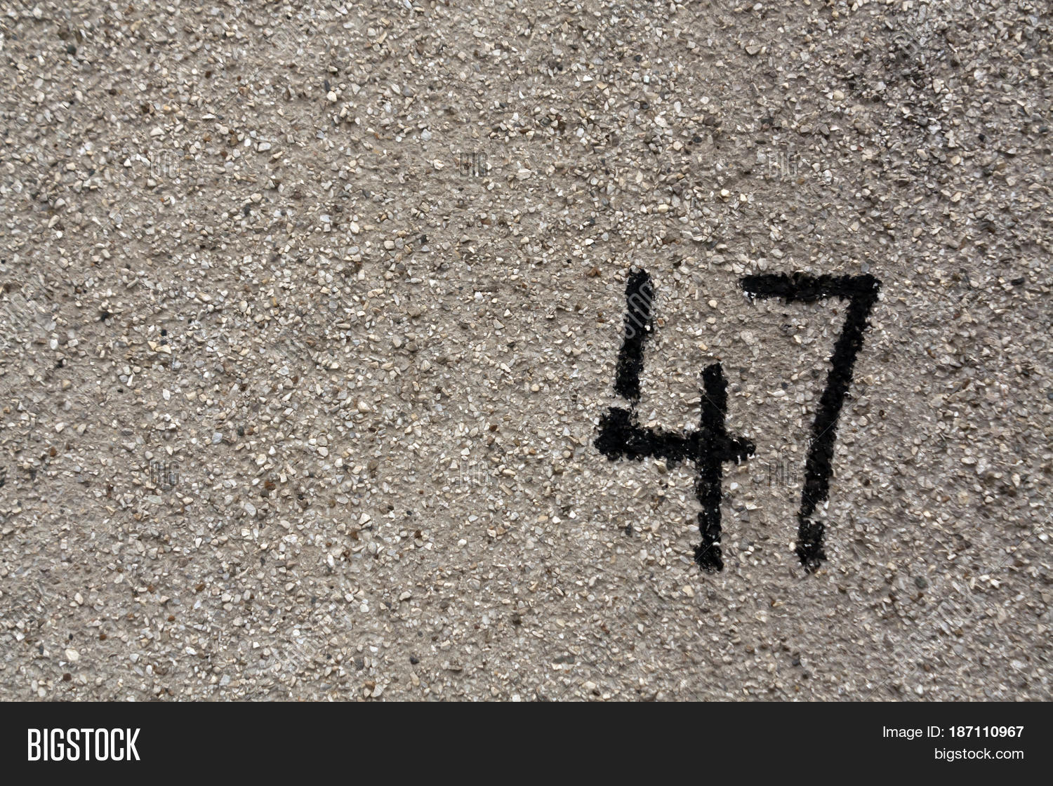 Number Fourty Seven On Image & Photo (Free Trial) | Bigstock