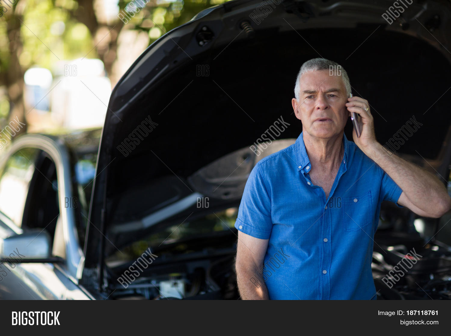 Tensed Senior Man Image & Photo (Free Trial) | Bigstock