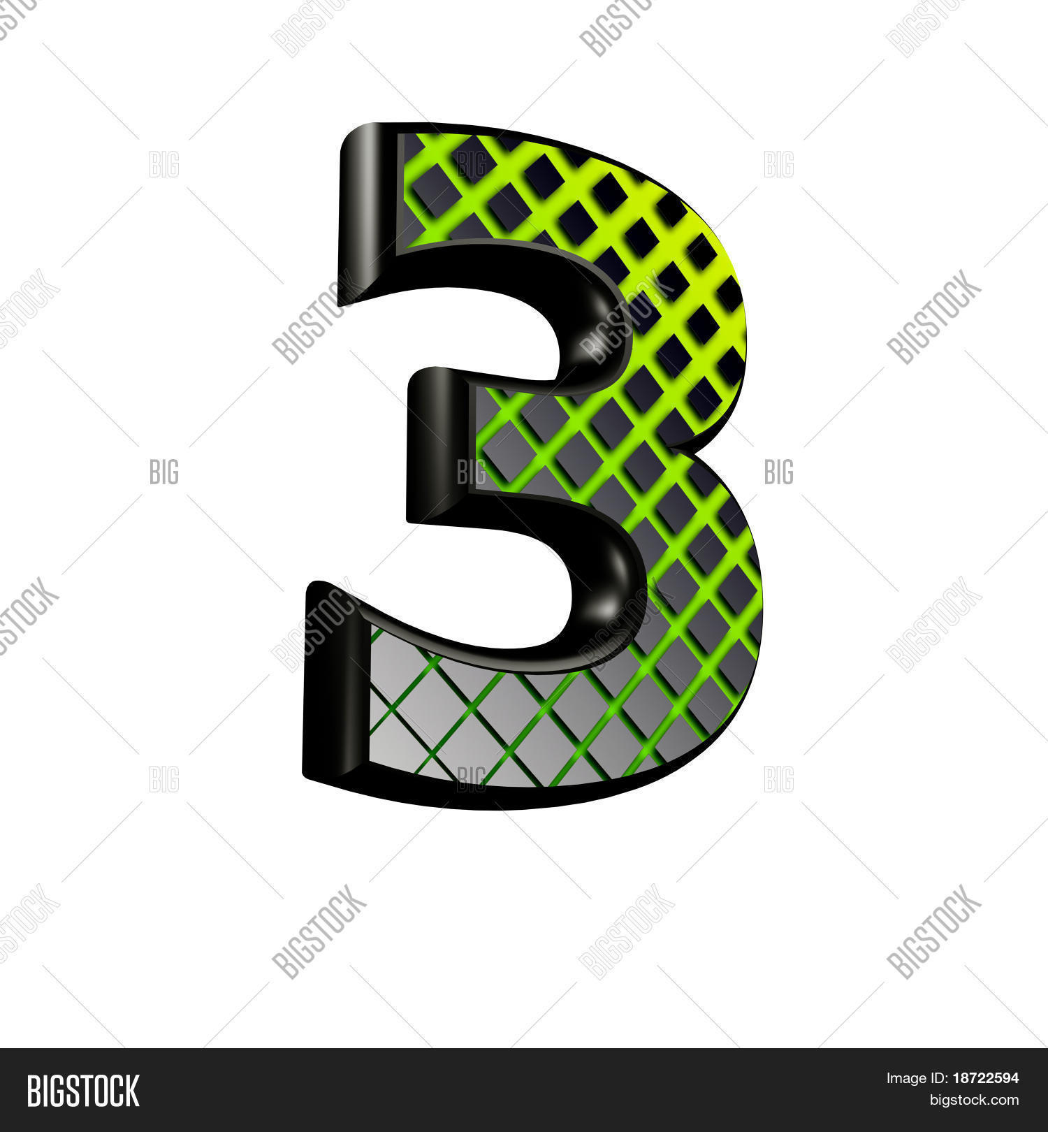 3d Digit Green Image & Photo (Free Trial) | Bigstock