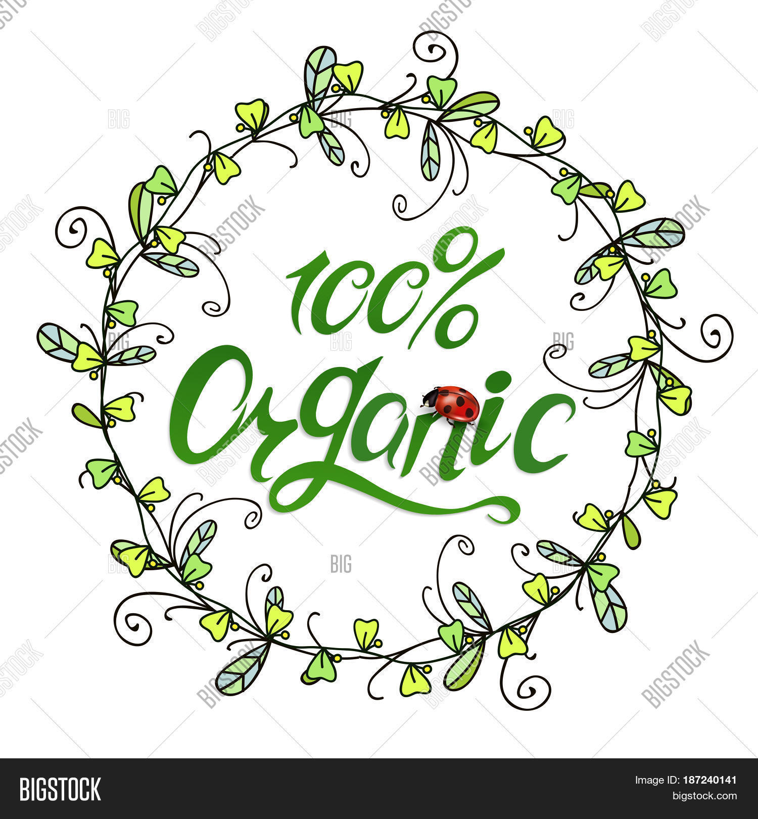 100% Organic Vector & Photo (Free Trial) | Bigstock