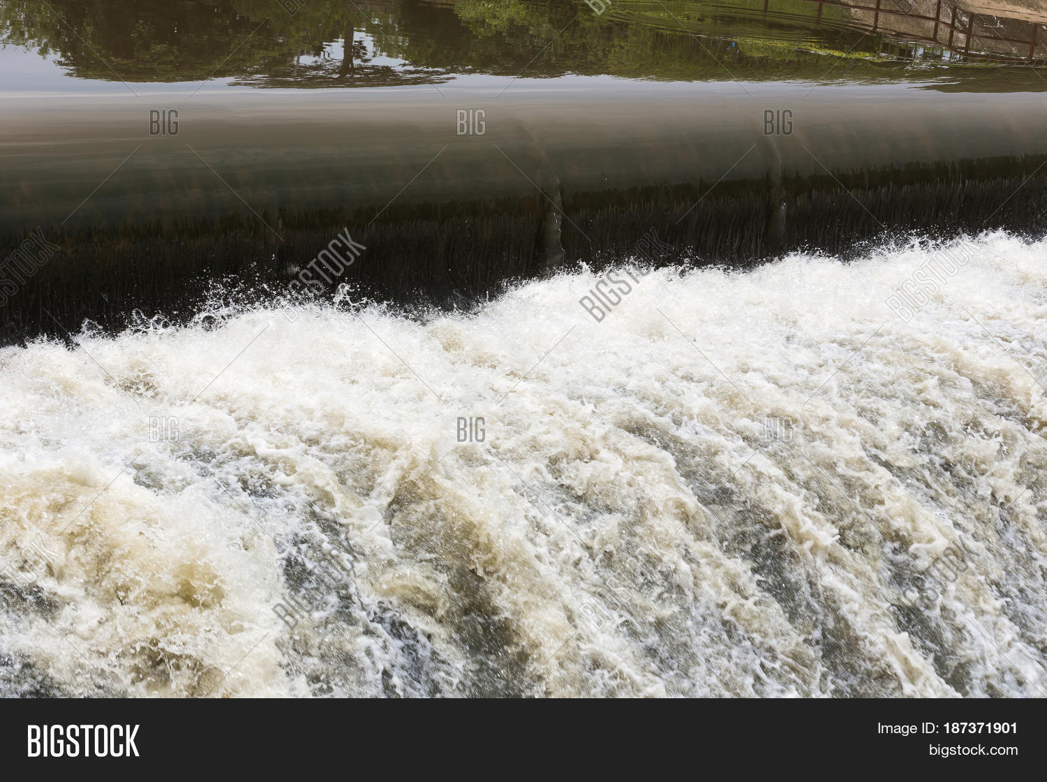 Water Over Rubber Dam Image & Photo (Free Trial) | Bigstock