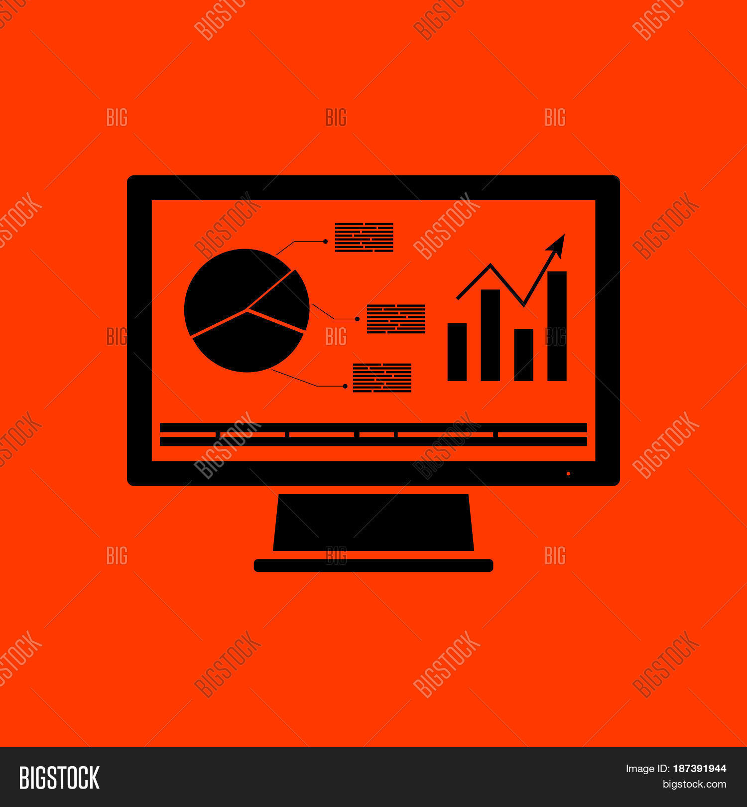 Monitor 矢量图和照片（免费试用） | Bigstock
