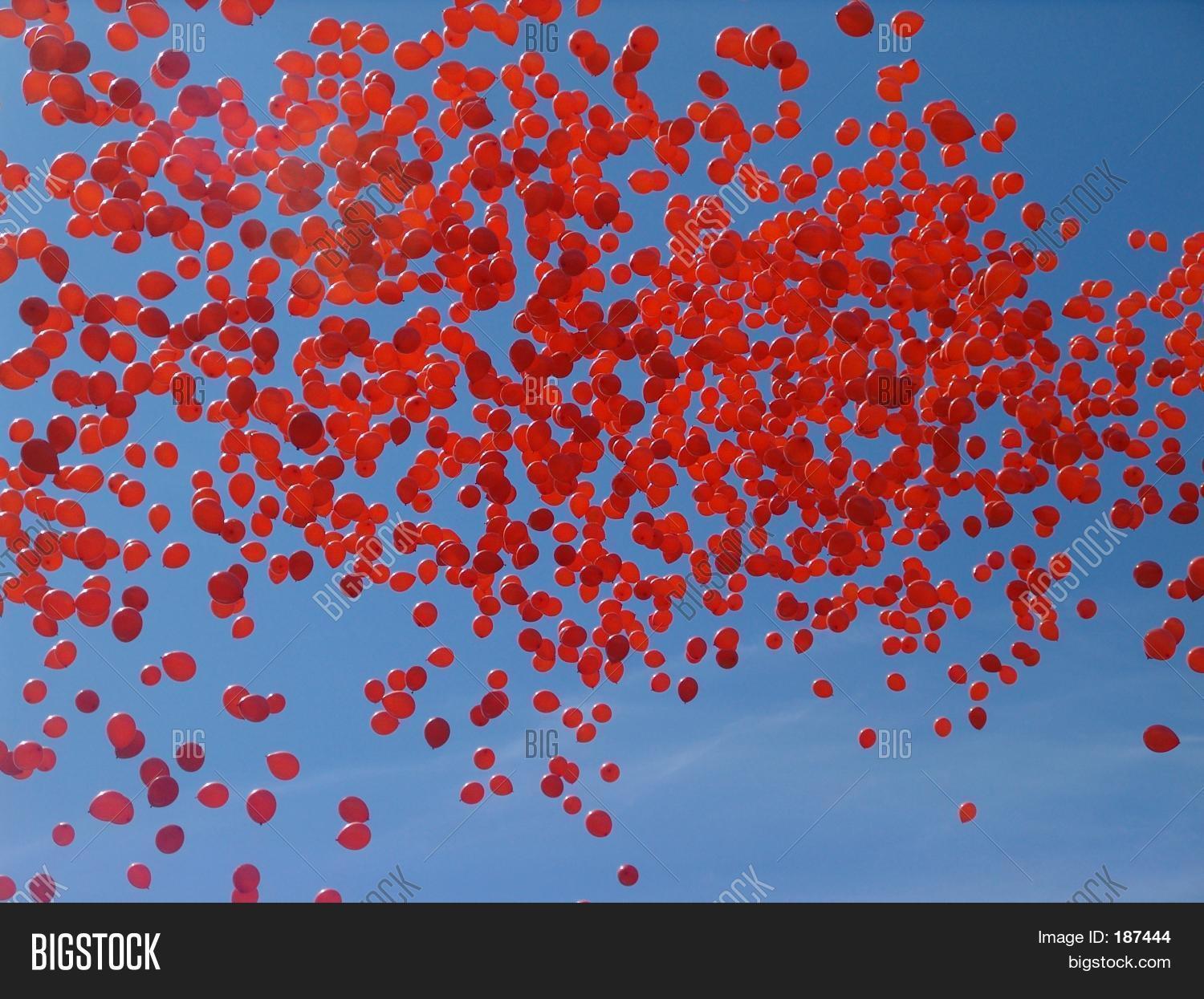 Orange Balloons 3 Image & Photo (Free Trial) | Bigstock