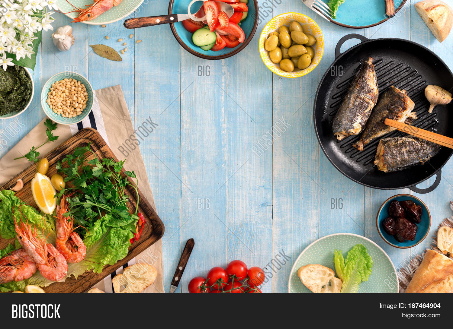 Frame Shrimp Fish Image & Photo (Free Trial) | Bigstock