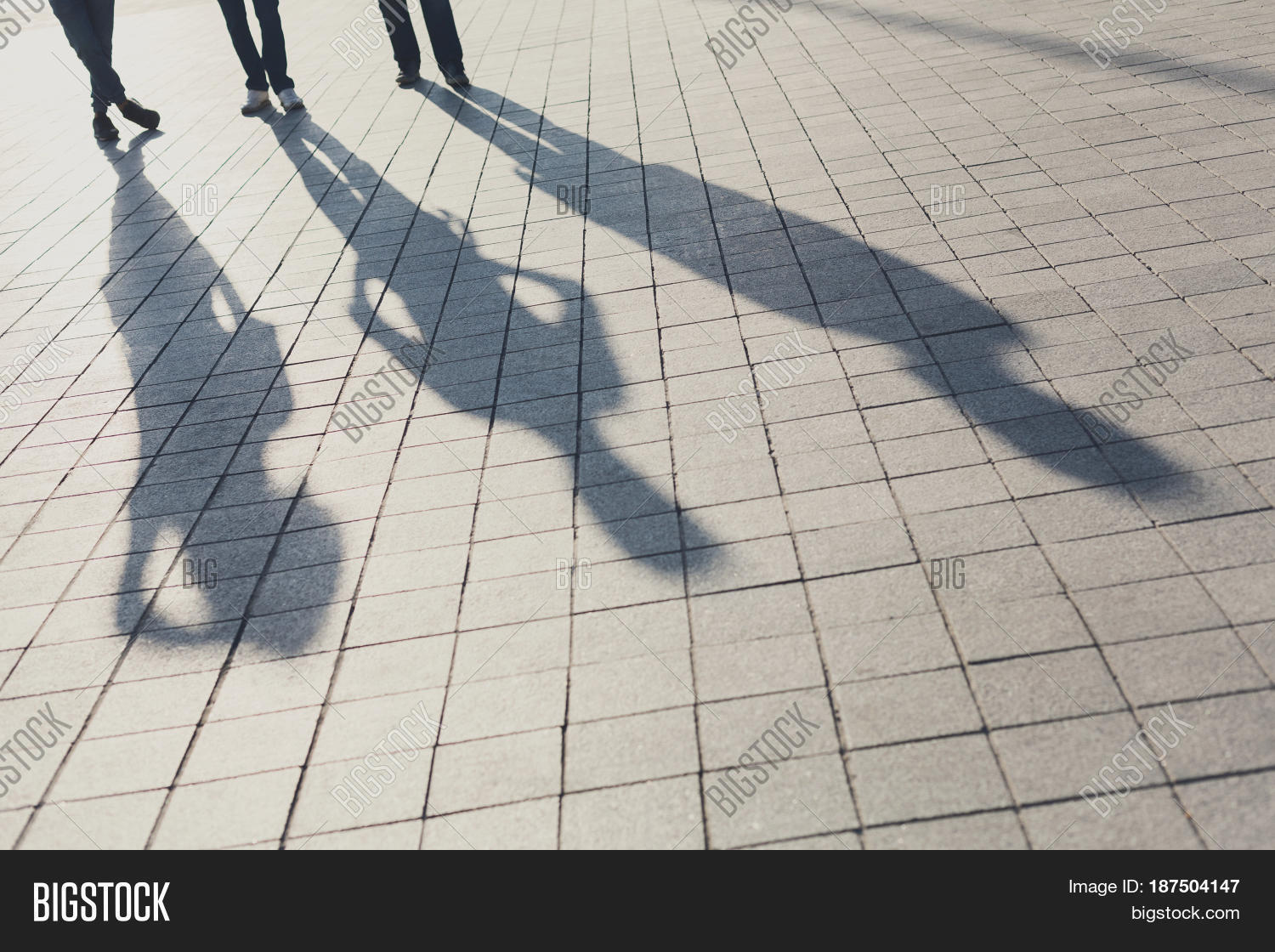 Shadows Three Friends Image & Photo (Free Trial) | Bigstock