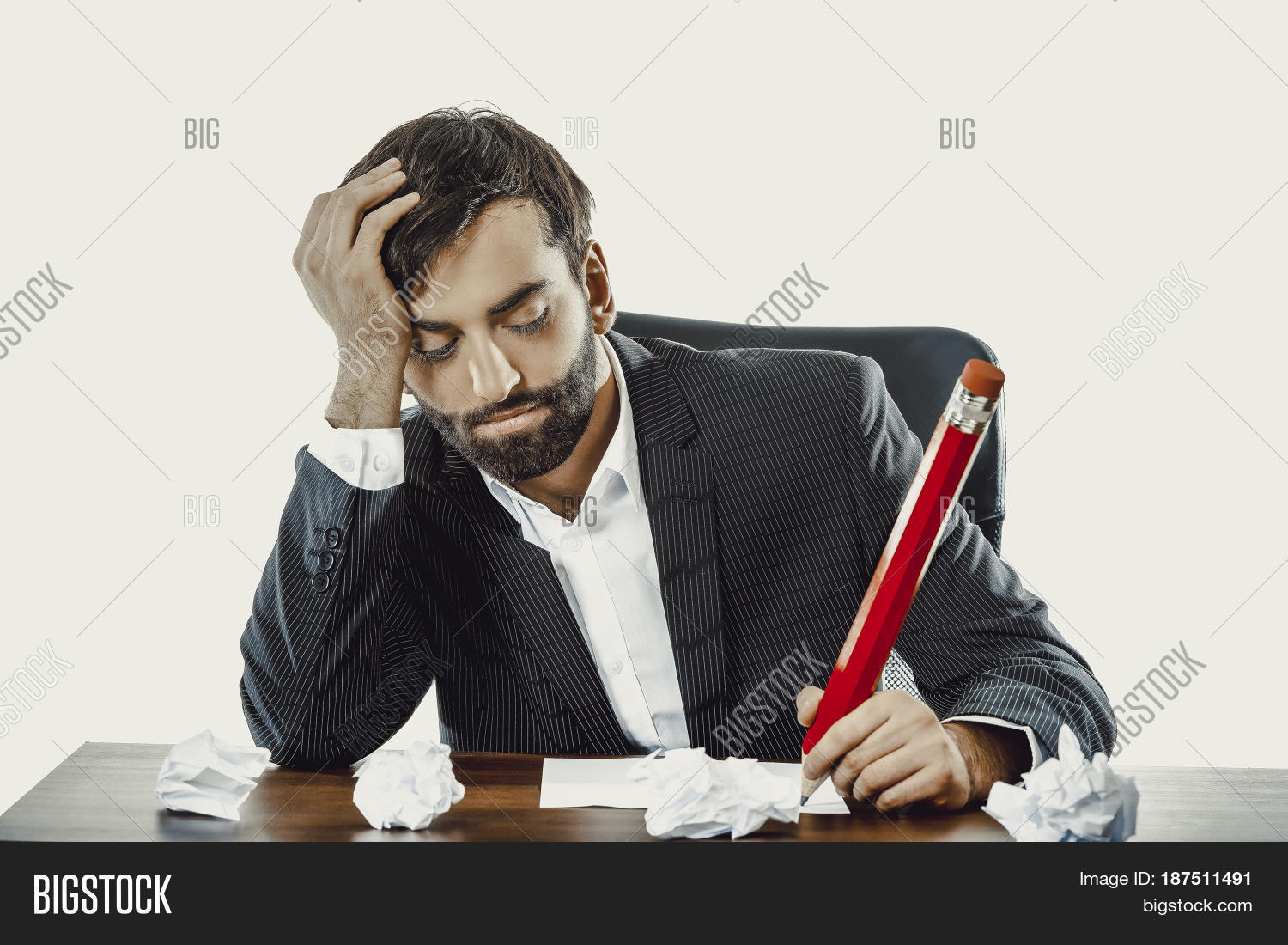 Tired Businessman Image & Photo (Free Trial) | Bigstock