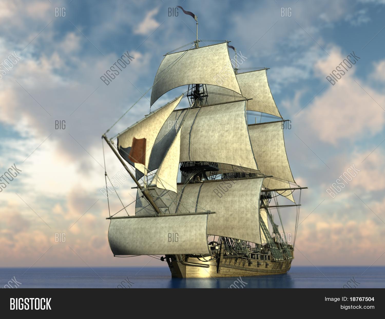 Ship Sea Rendered DOF Image & Photo (Free Trial) | Bigstock