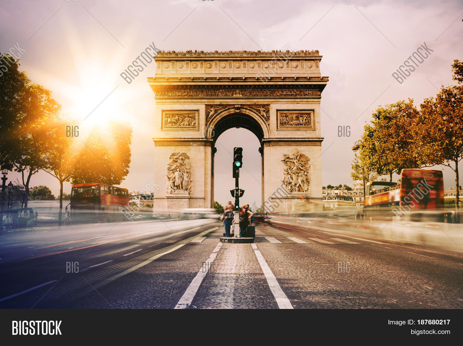 Triumphal Arch. Paris Image & Photo (Free Trial) | Bigstock