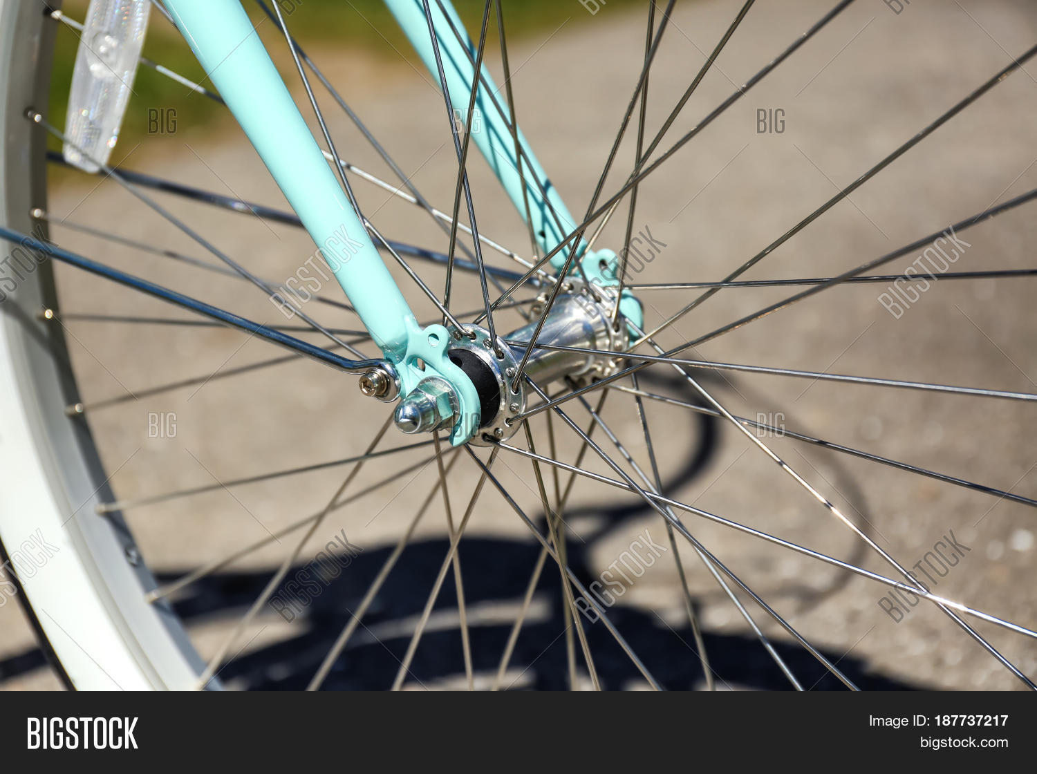 Closeup View Bicycle Image & Photo (Free Trial) | Bigstock