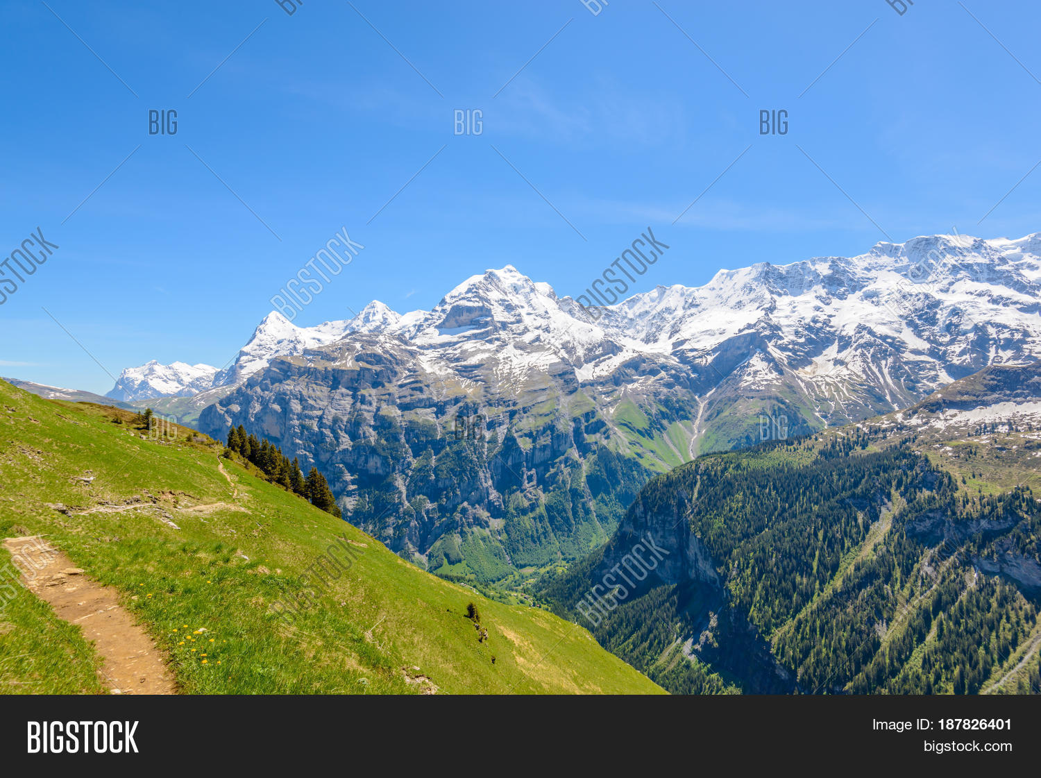 Swiss Alps Murren, Image & Photo (Free Trial) | Bigstock