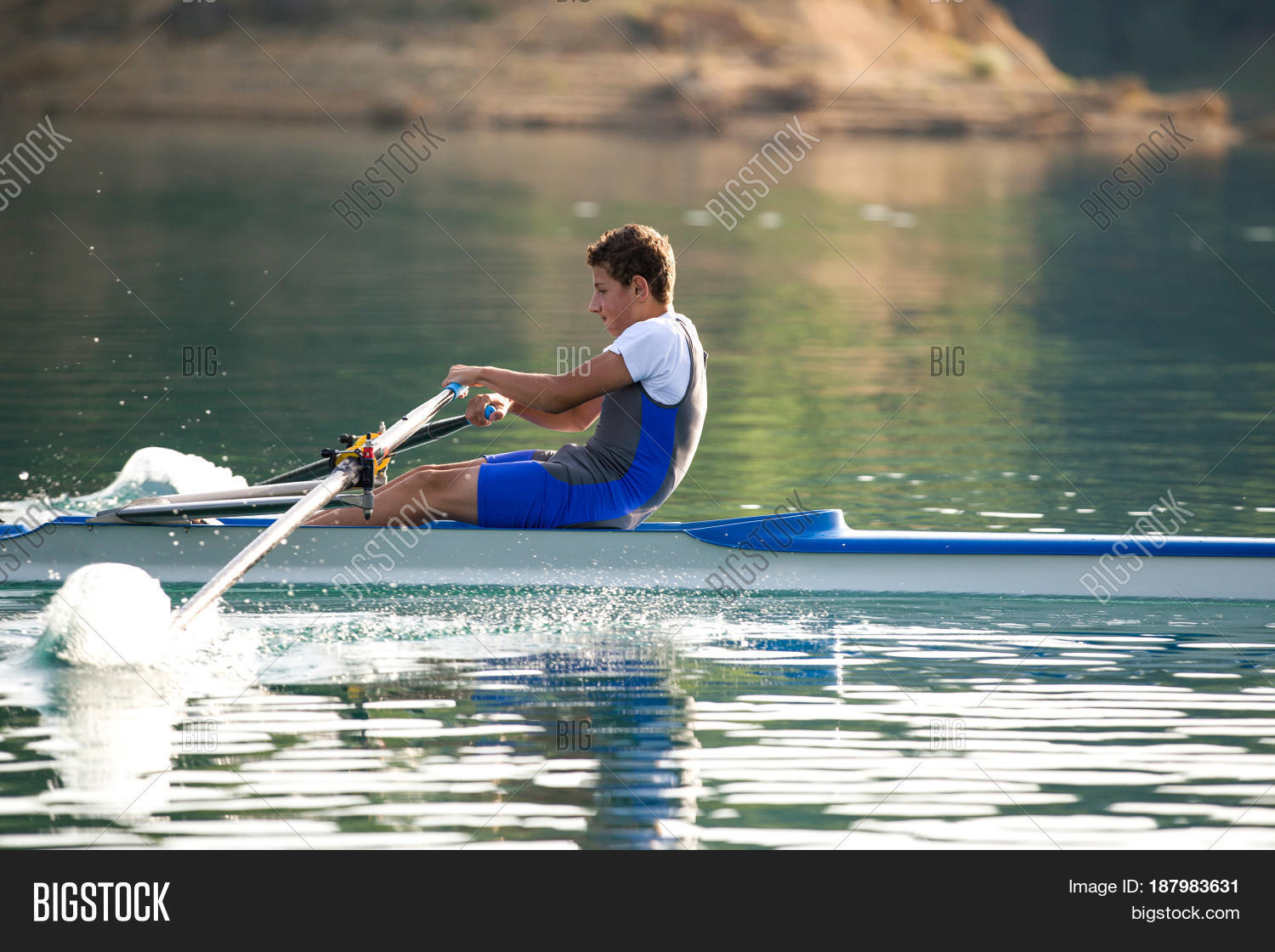 Young Single Scull Image & Photo (Free Trial) | Bigstock