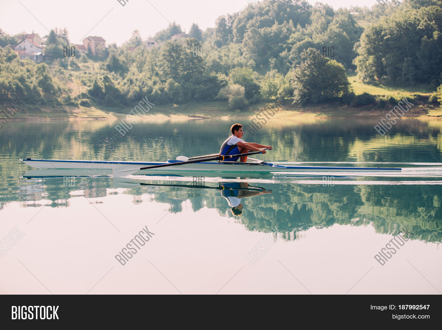 Young Single Scull Image & Photo (Free Trial) | Bigstock