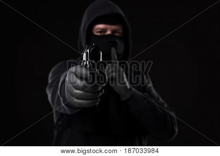 Masked Robber Gun Image & Photo (Free Trial) | Bigstock