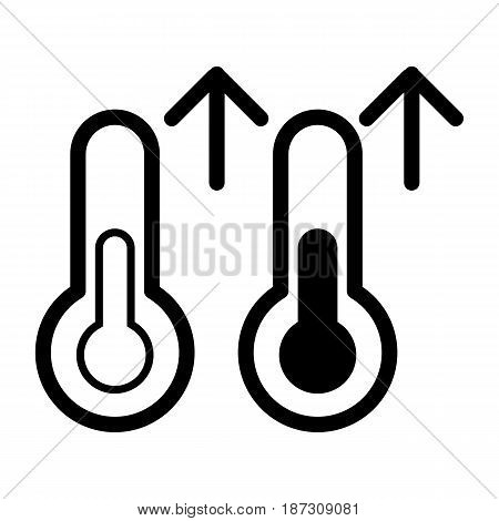Rise Temperature Vector & Photo (Free Trial) | Bigstock