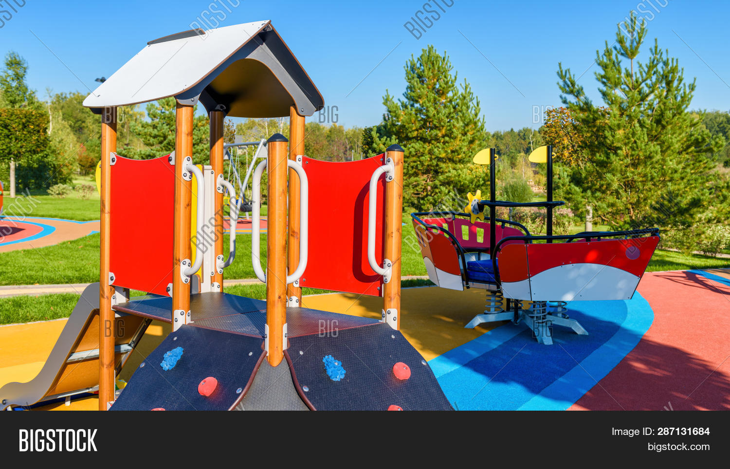 Colorful Playground Image & Photo (Free Trial) | Bigstock