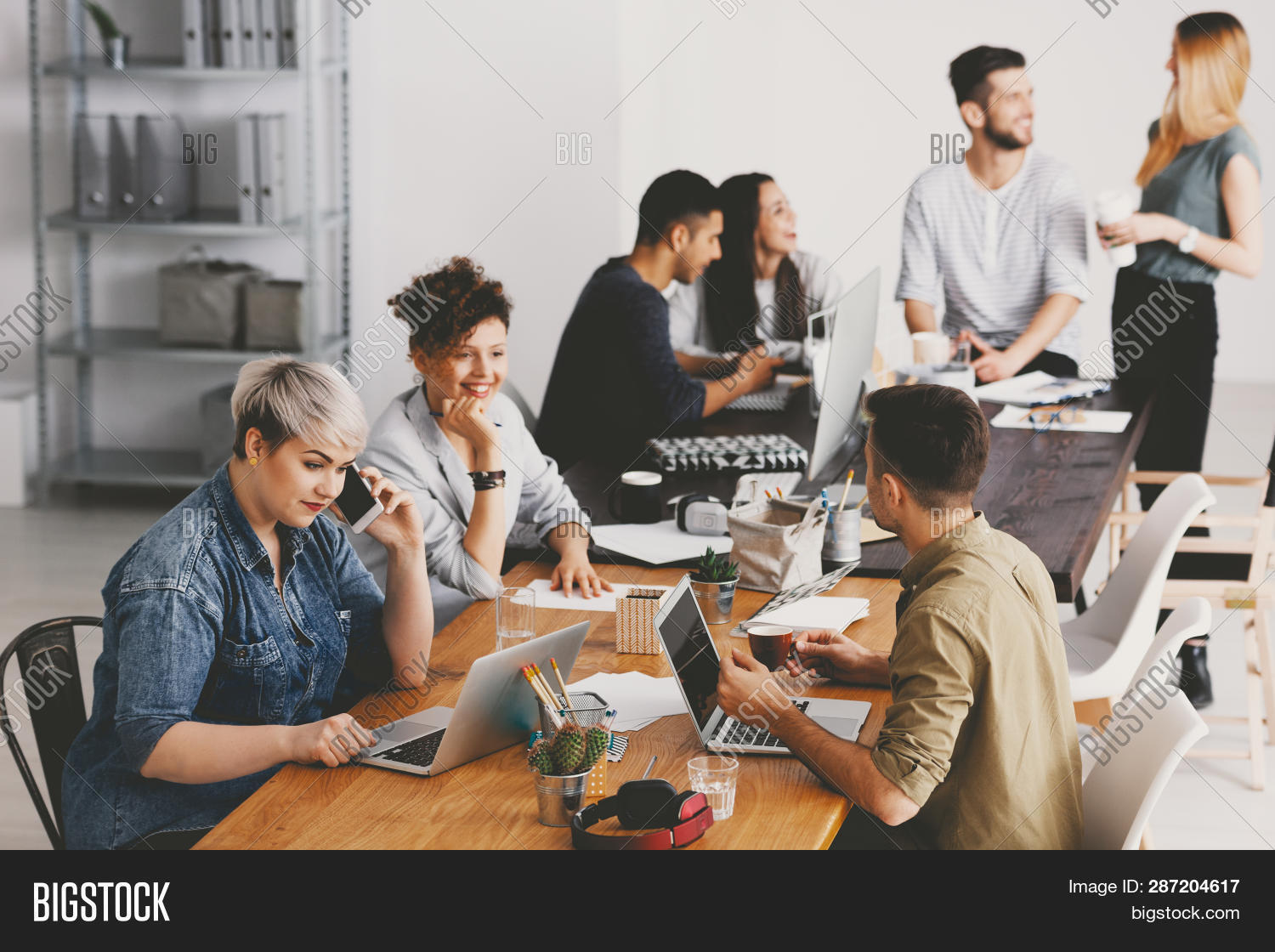 Friends Coworkers Image & Photo (Free Trial) | Bigstock