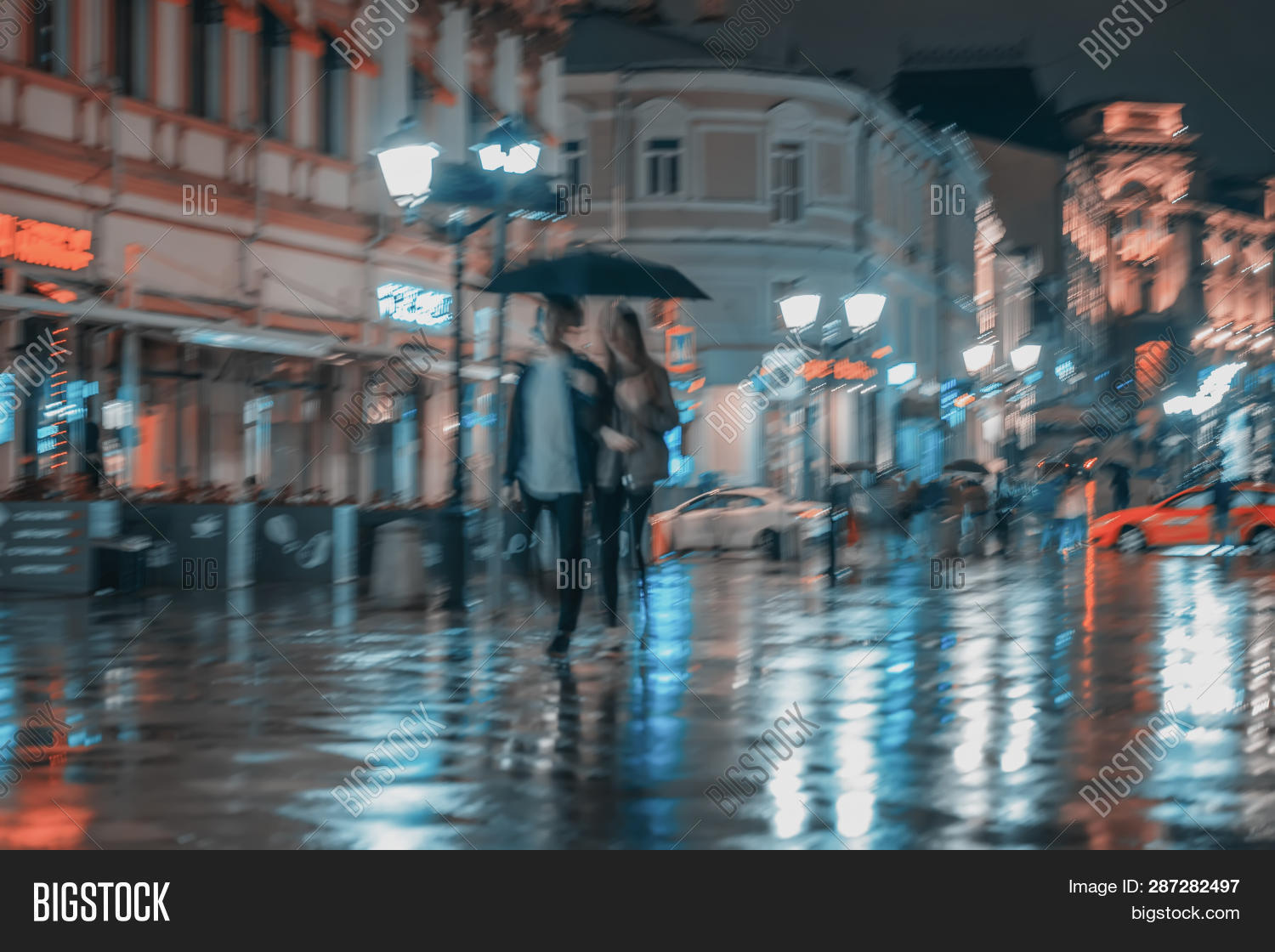 Walking At Night Together