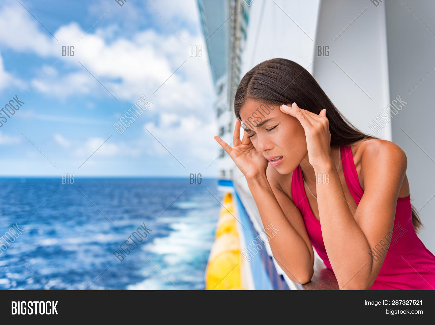 Sea Sickness Tourist Image & Photo (Free Trial) | Bigstock