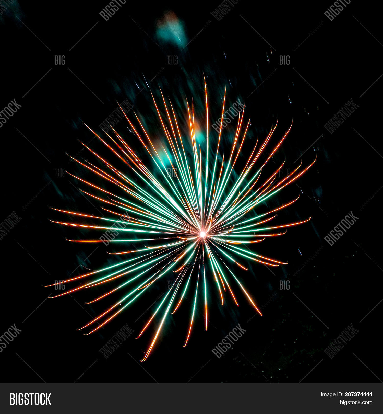 Sparkling Firework On Image & Photo (Free Trial) | Bigstock