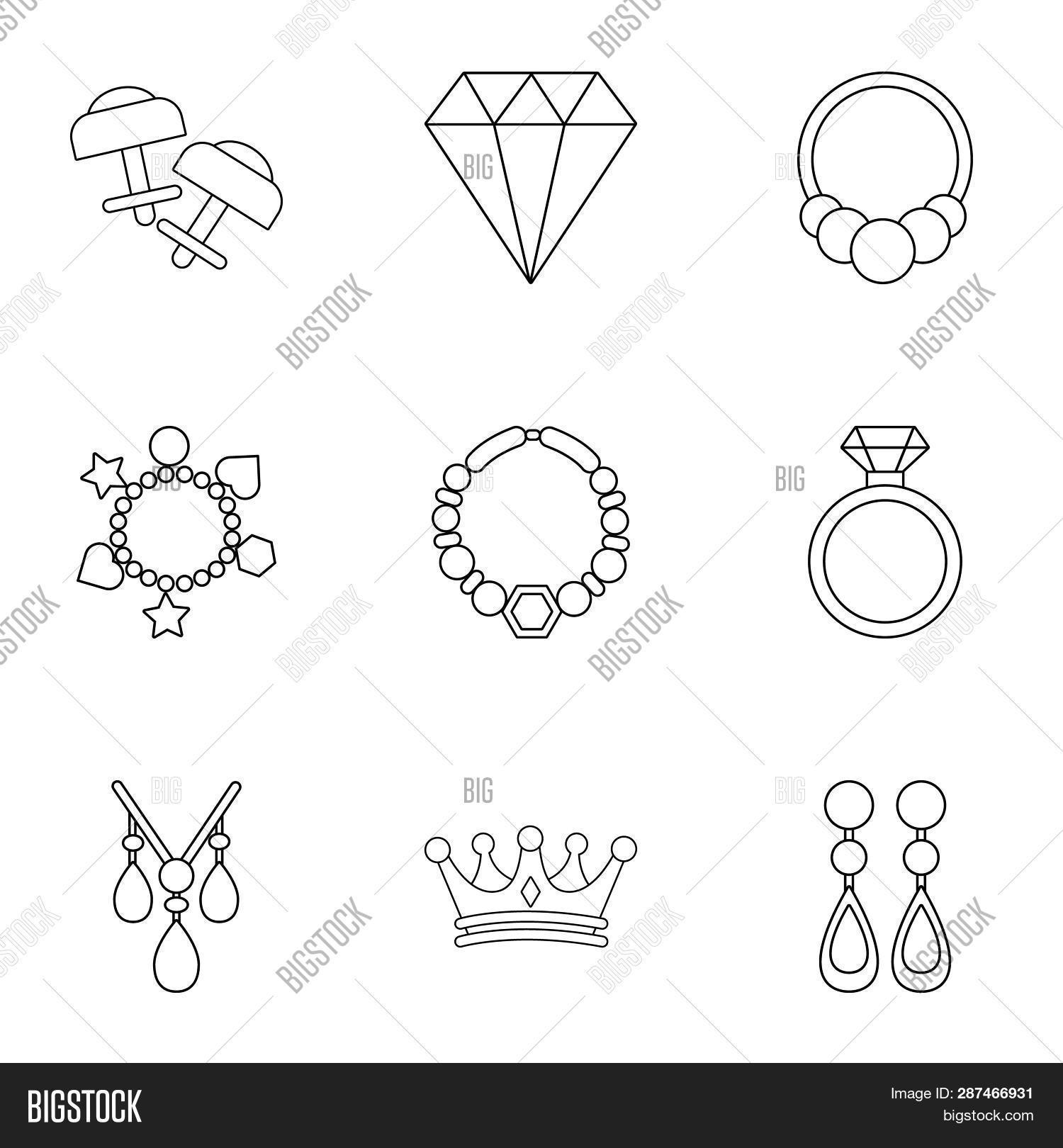 Shackle Icons Set. Image & Photo (Free Trial) | Bigstock