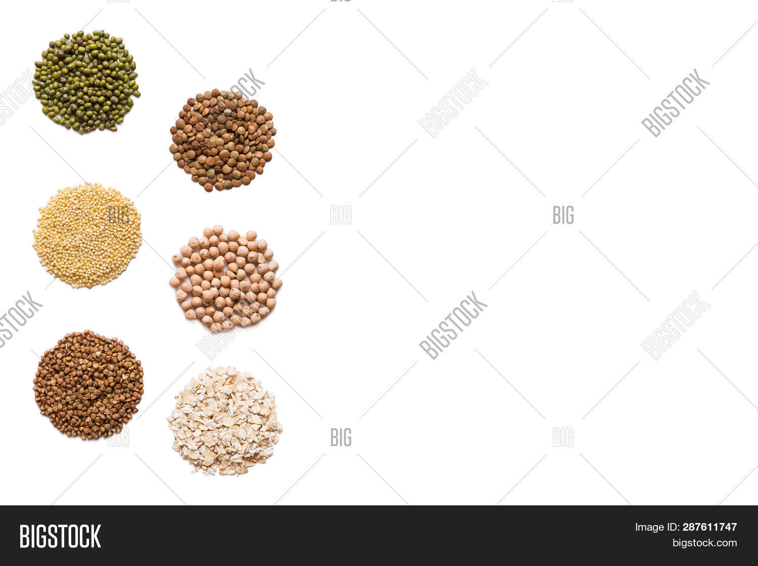 Cereals Set Isolated Image & Photo (Free Trial) | Bigstock