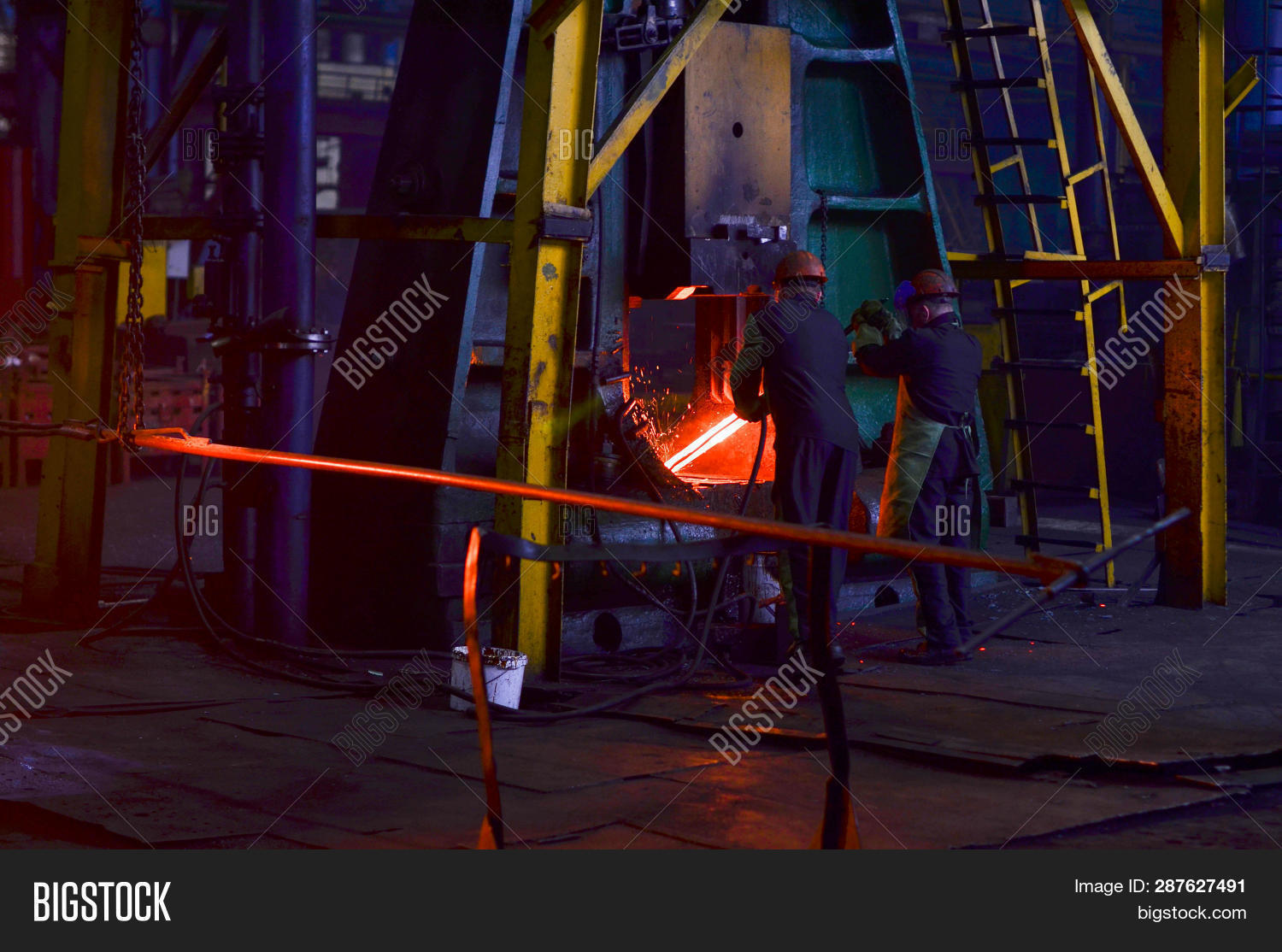 Hot Metal Ingot Being Image & Photo (Free Trial) | Bigstock