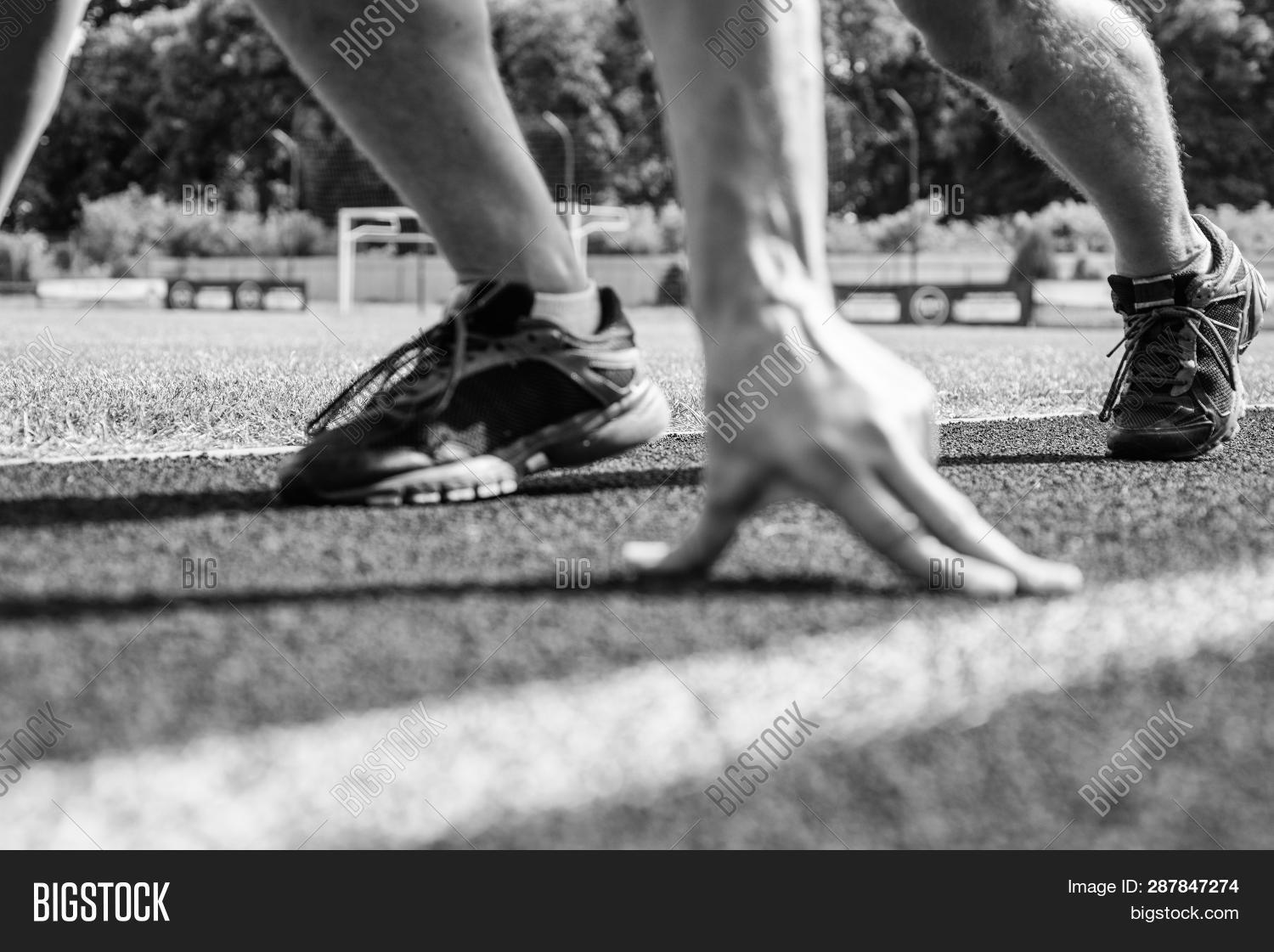 Starting Point. Runner Image & Photo (Free Trial) | Bigstock