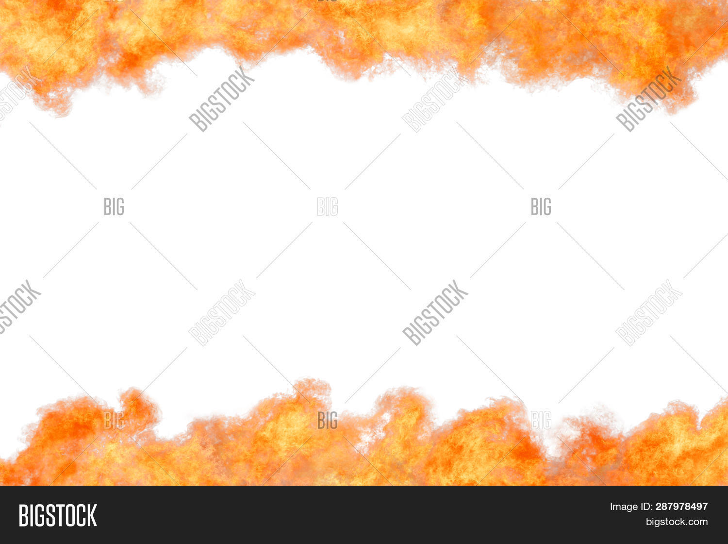 Bright Orange Flame Image & Photo (Free Trial) | Bigstock