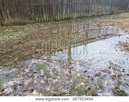 Large Water Puddle Image & Photo (Free Trial) | Bigstock