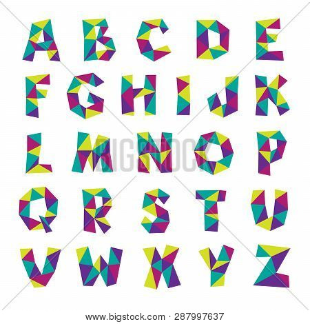 Polygon Alphabet Vector & Photo (Free Trial) | Bigstock