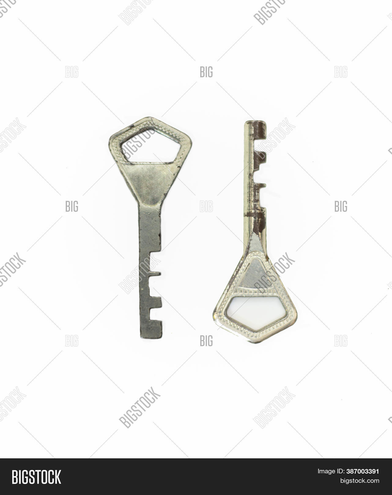 Old Key Isolated. Keys Image & Photo (Free Trial) | Bigstock