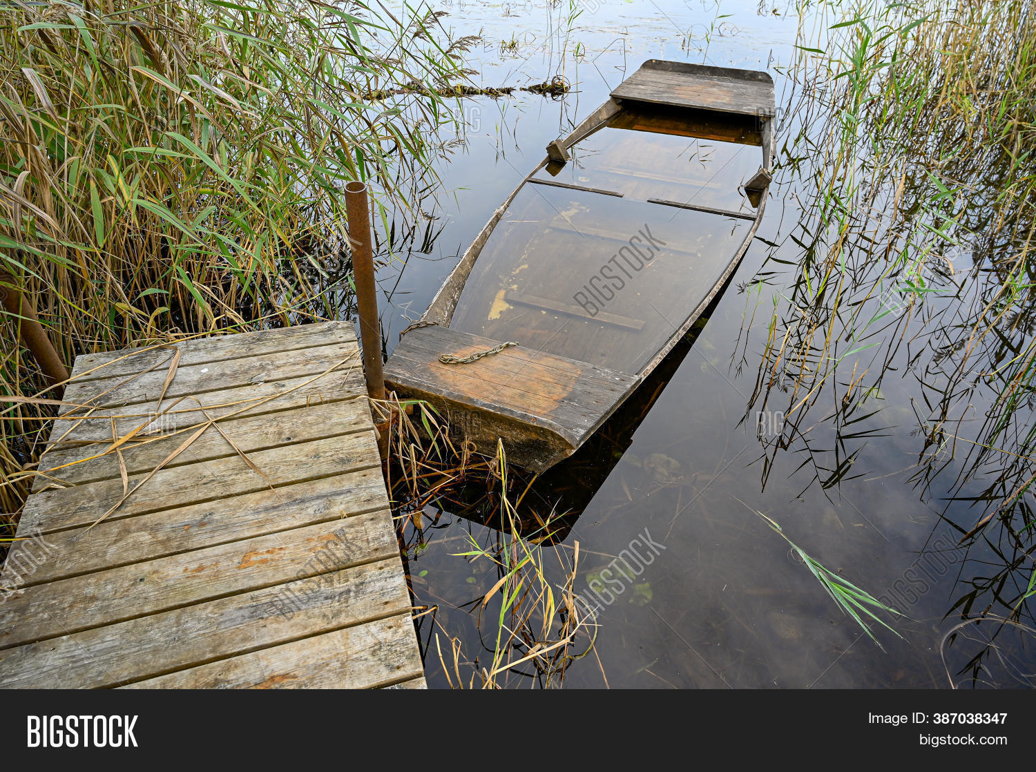 Old Wooden Boat Filled Image & Photo (Free Trial) | Bigstock
