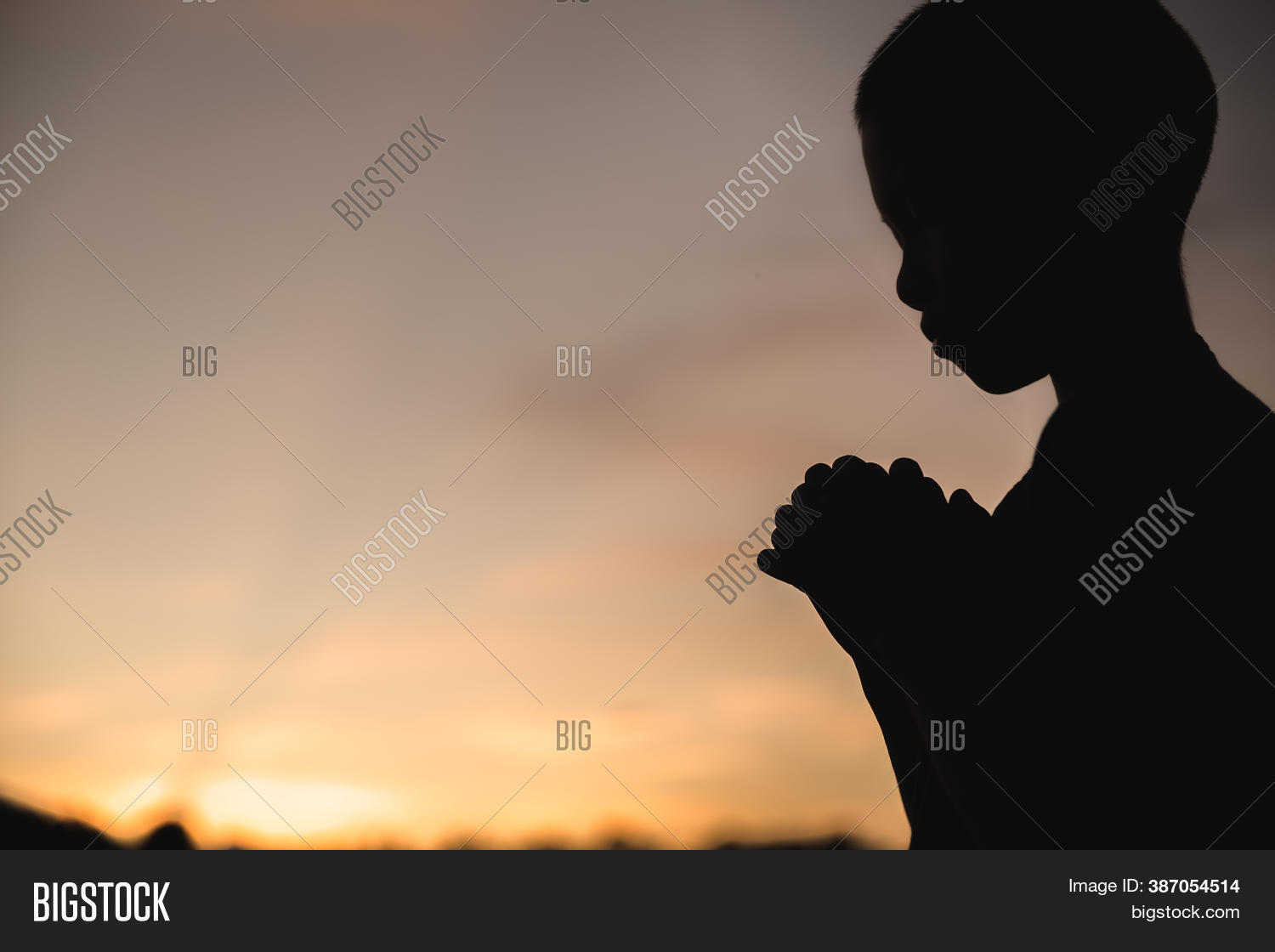 Little Prayer, Boy Image & Photo (Free Trial) | Bigstock