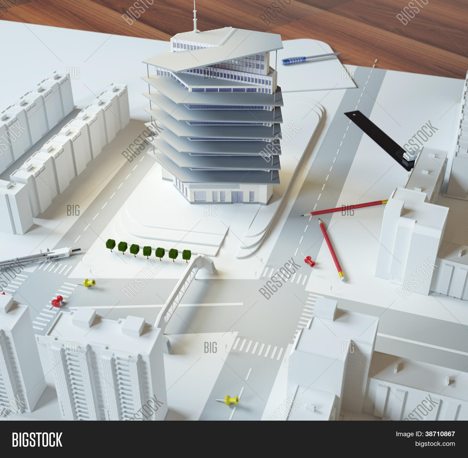 Architectural Model Image & Photo (Free Trial) | Bigstock