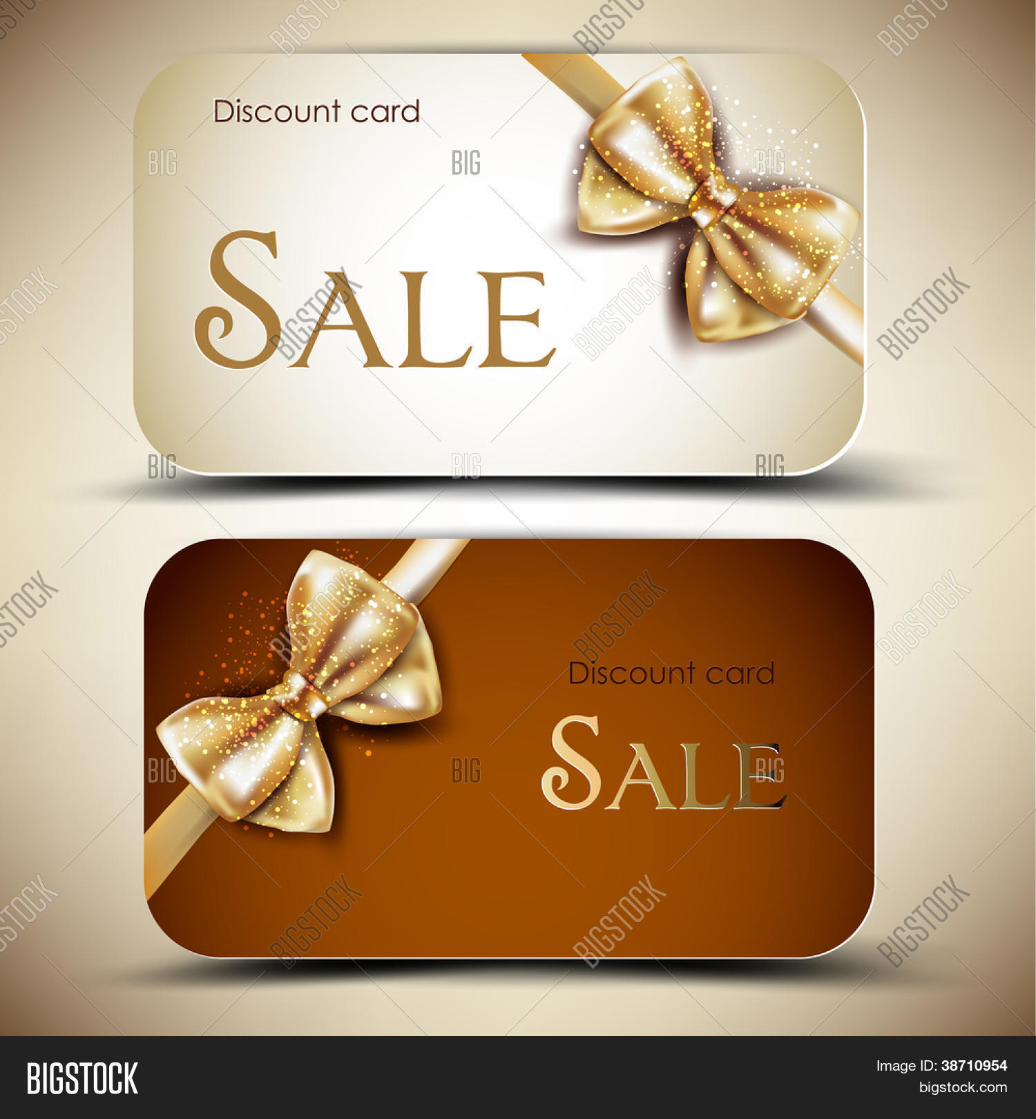 Collection Gift Cards Vector & Photo (Free Trial) | Bigstock
