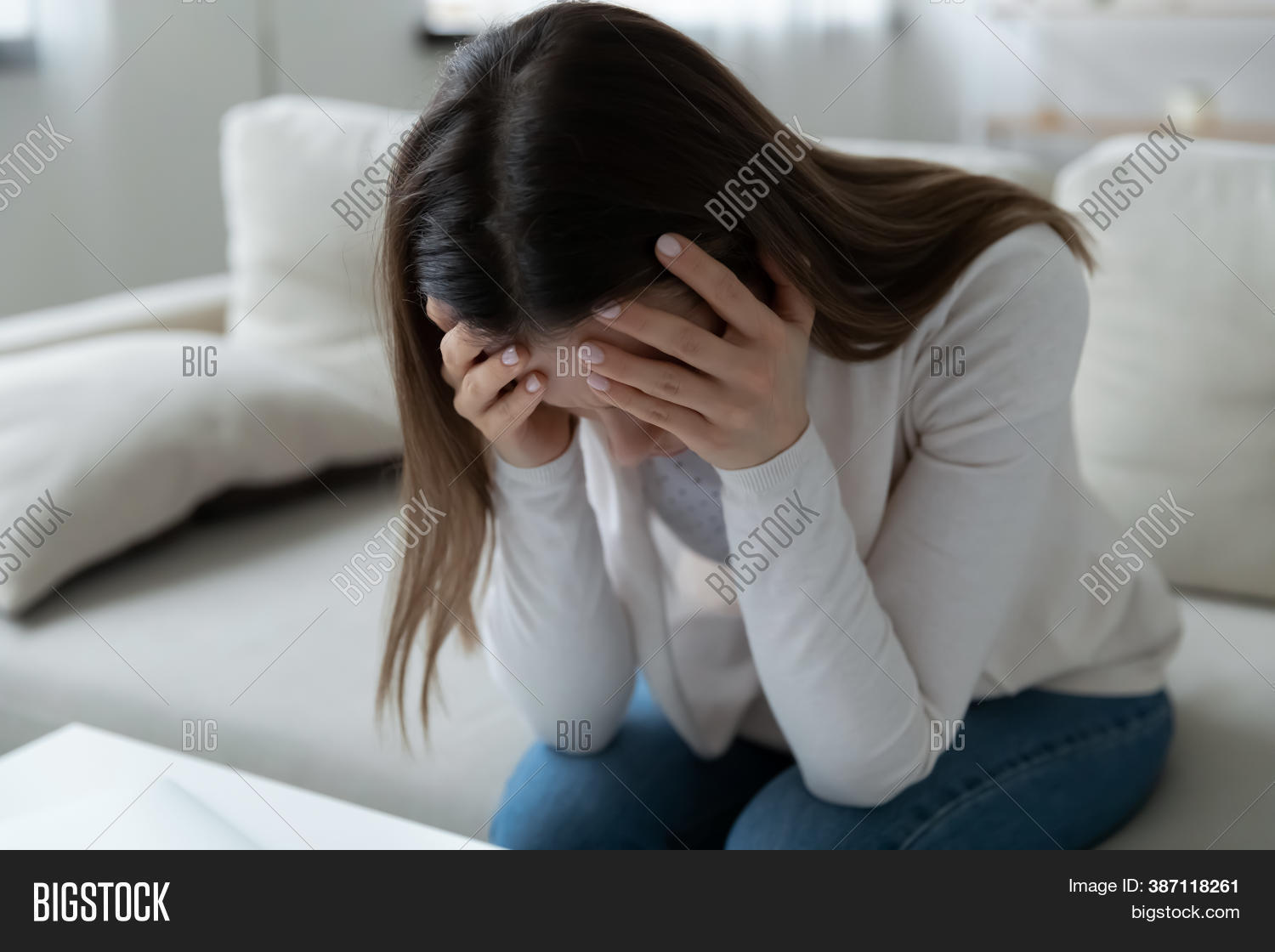 Unhappy Young Woman Image & Photo (Free Trial) | Bigstock