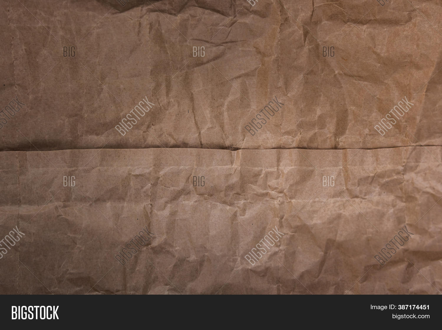Crumpled Kraft Paper Image & Photo (Free Trial) | Bigstock